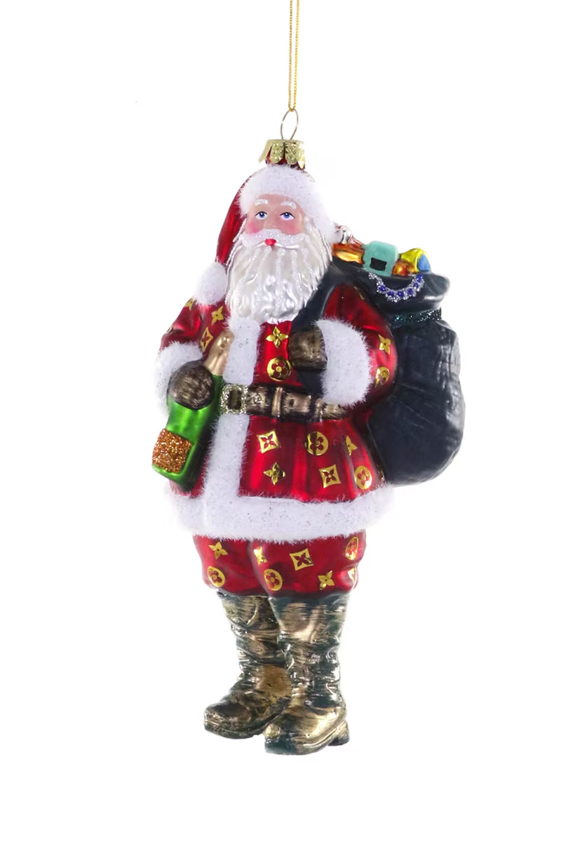Designer Santa Ornament – Flaunt